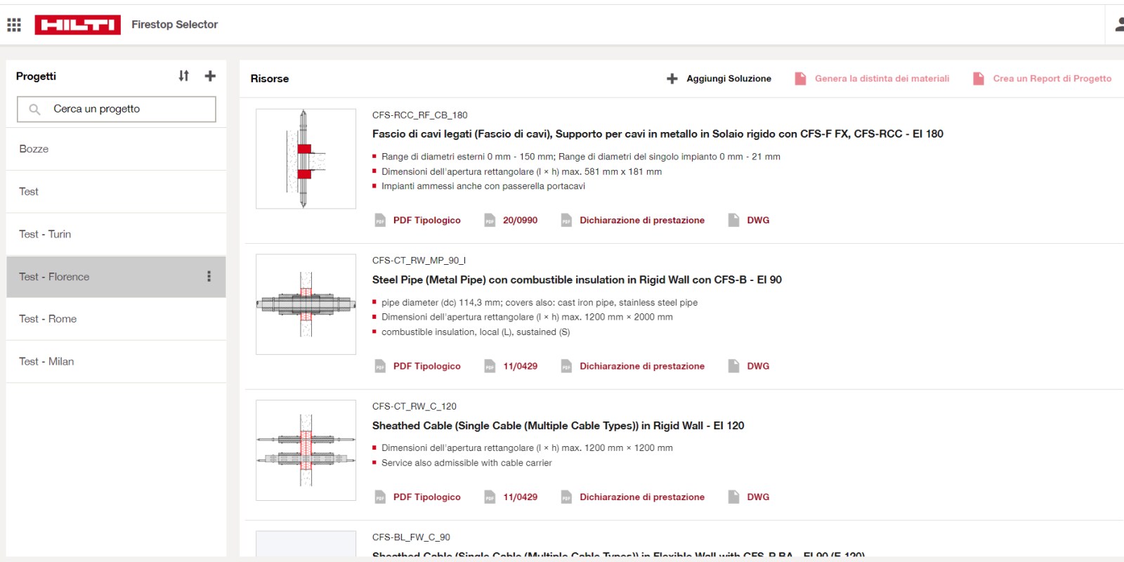 ETA Firestop Selector - Hilti Italia