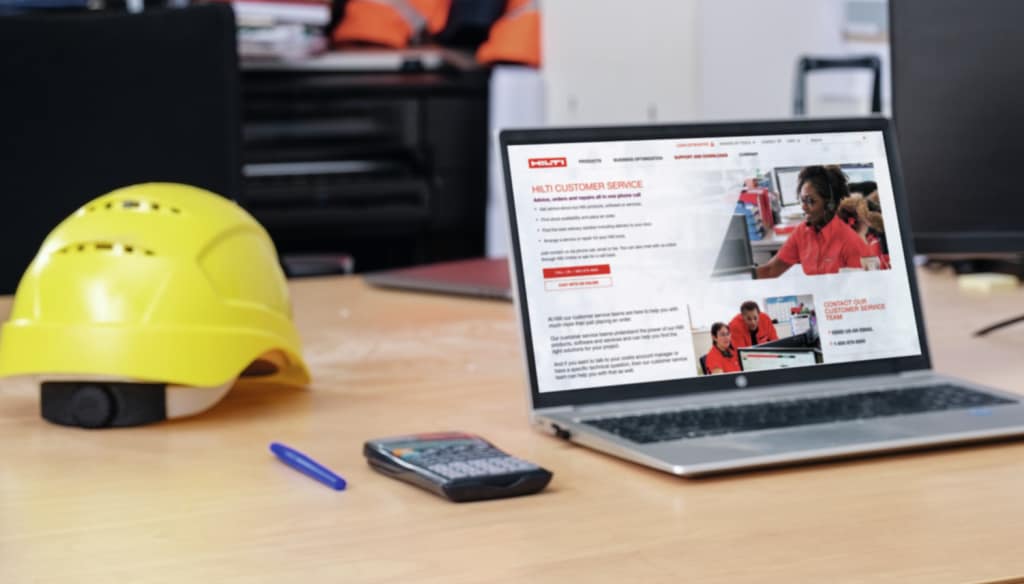 Registrati e ottieni il tuo account Hilti online - Hilti Italia